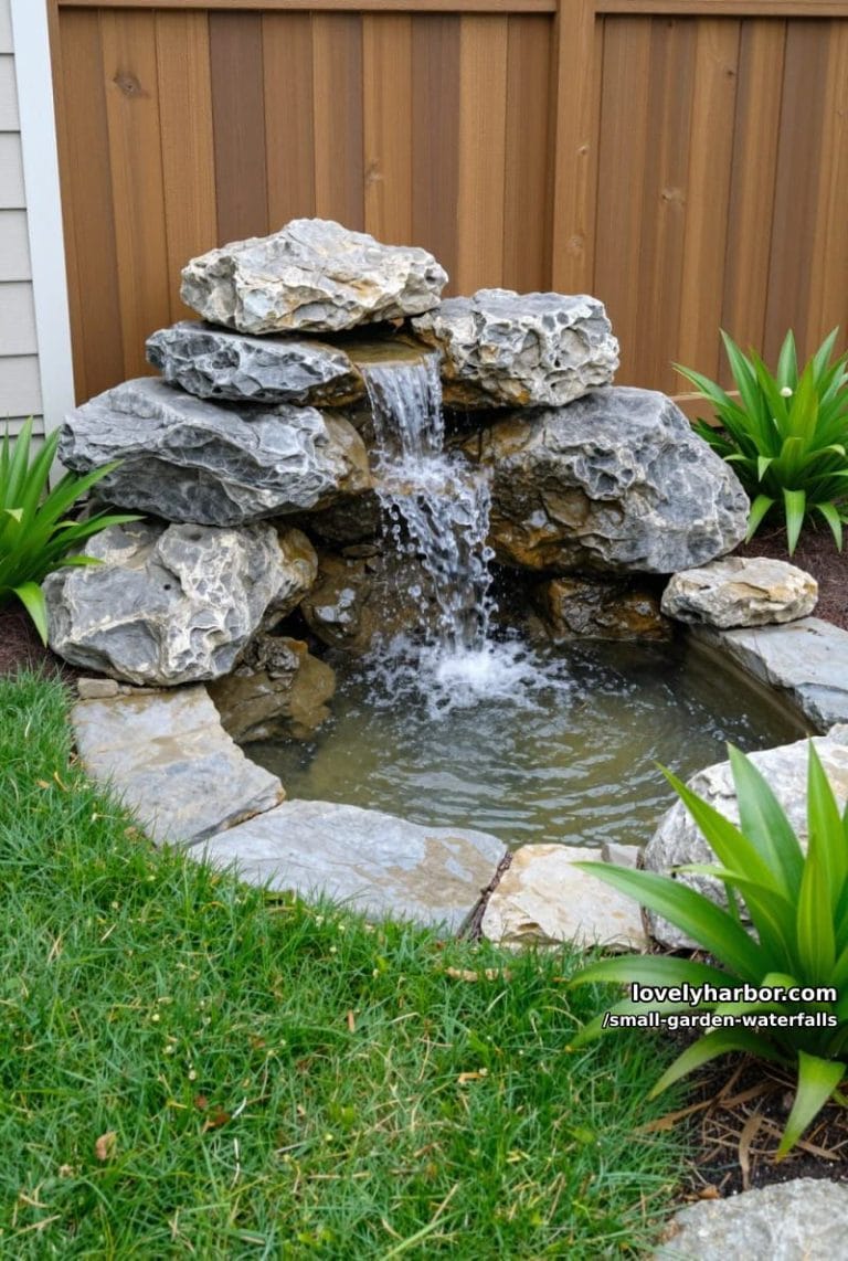 18 Small Garden Waterfalls For A Relaxing Ambiance - Lovely Harbor