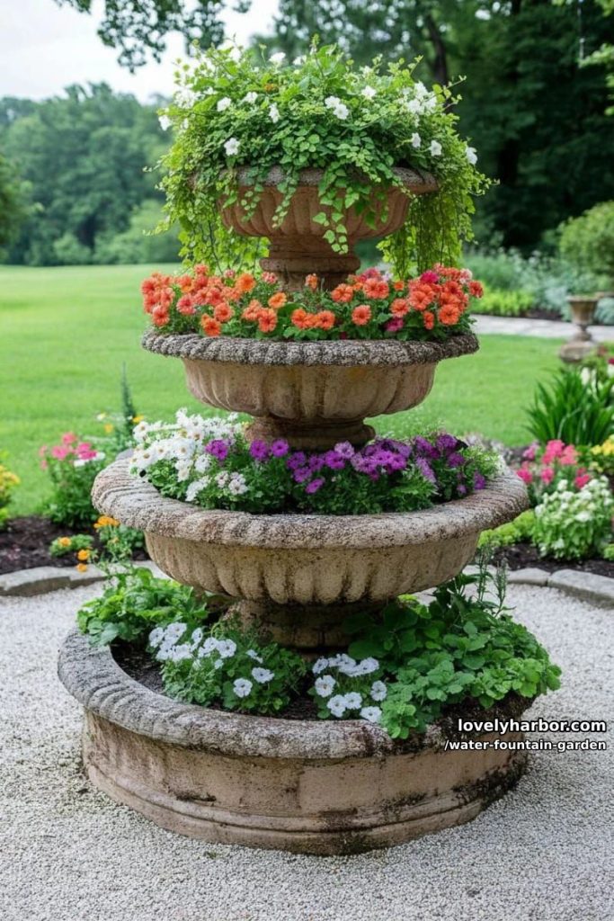 20 Gorgeous Water Fountain Ideas For Your Garden - Lovely Harbor